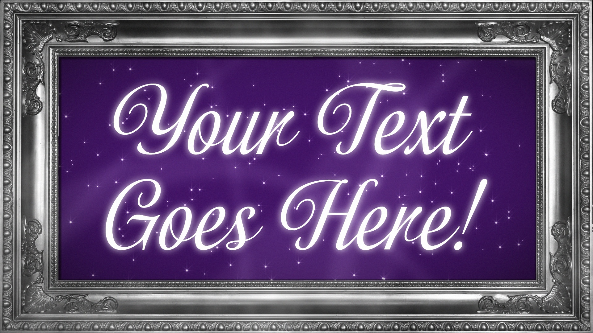 Picture Frame Text Custom Video Loops For Mobile DJs Weddings 